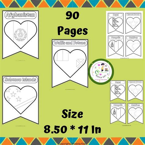 Aapi Heritage Month Bulletin Board Coloring Aapi Country Flags Made