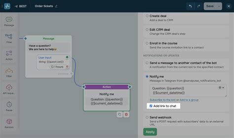 Use The “sendpulse Notifications” Bot Sendpulse