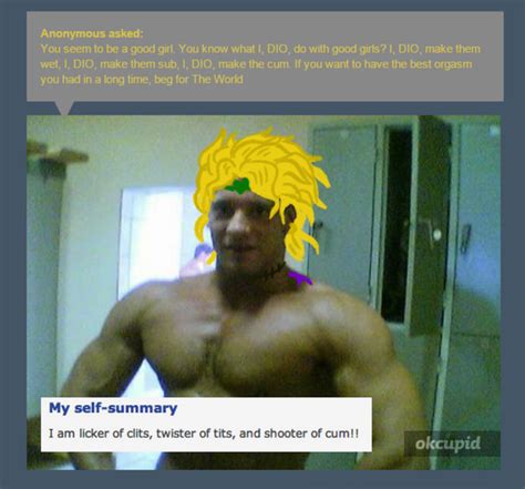 Dio Master Of Sex Jojo S Bizarre Adventure Know Your Meme