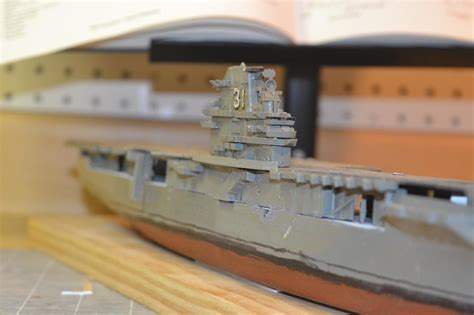 Uss Essex Cvs 9 Revell 1530 Resurrection Build Aircraft Carrier Imodeler