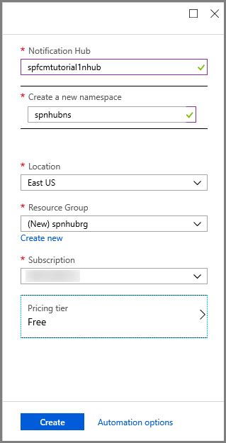 Azure Notification Hubs 및 Firebase Sdk 버전 100 Preview1을 사용하여 Android에 푸시 알림 보내기 Microsoft Learn