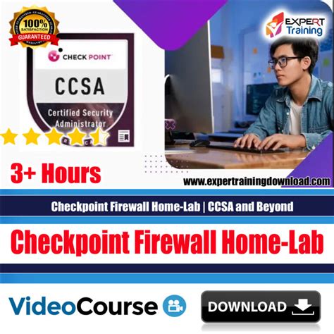 Checkpoint Firewall Home Lab Ccsa And Beyond Expert Training