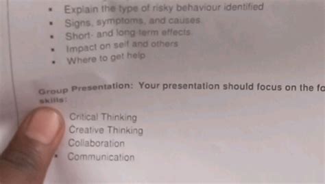 Explain The Type Of Risky Behaviour StudyX