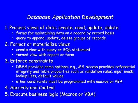Ppt Database Management Systems And Programming Powerpoint Presentation