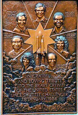 Space Shuttle Challenger Memorial Erected On March 211987 The