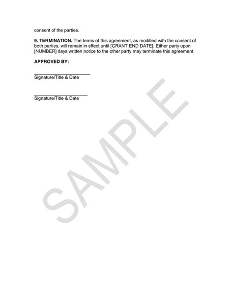 MEMORANDUM OF UNDERSTANDING AGREEMENT In Word And Pdf Formats Page 2 Of 2