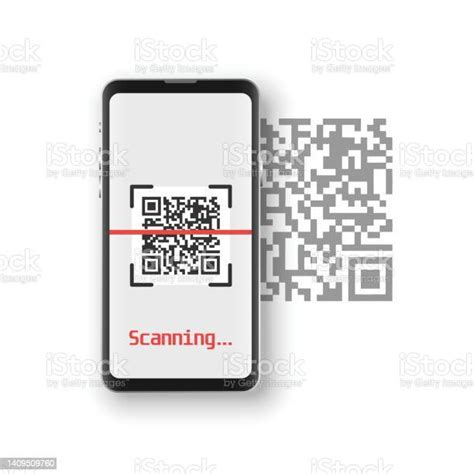 플랫 스타일의 Qr 코드 스캔 아이콘 고립 된 배경에 휴대 전화 스캐닝 벡터 일러스트 레이 션 바코드 리더는 비즈니스 개념에 서명합니다 Brand Name Smart