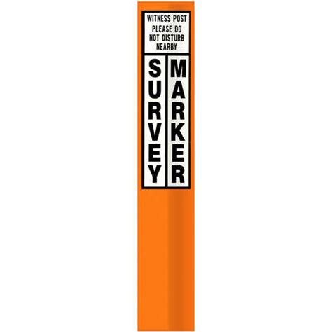 Fiberglass Utility Marker Orange Forestry Suppliers Inc