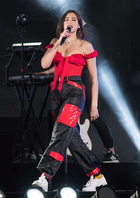 Dua Lipa Performing On The Jimmy Kimmel Live Show In La Gotceleb