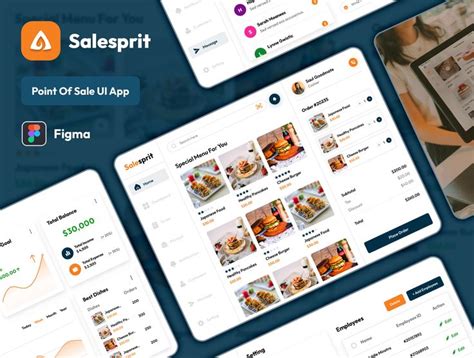Point Of Sale Ui Figma Ui Kit Salesprit Point Of Sale Application Ui