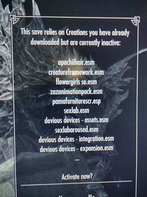 Save Is Corrupt Isnt Recognizing Installed Mods Technical Support Skyrim Special Edition