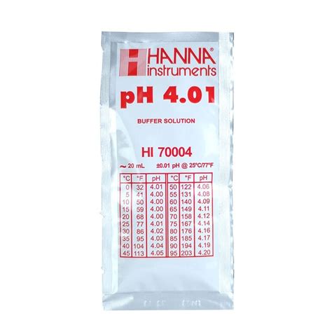 Ph Meter Buffer Solution For Ph 4 01 20 Ml