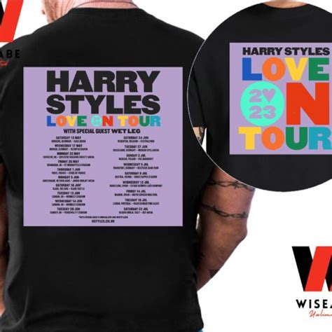 Cheap Harry Styles Love On Tour 2023 Two Side T Shirt Harry Styles