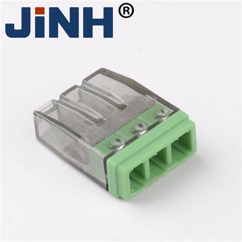 Electrical Compact Push In Quick Connector 3pole Universal Compact Wire