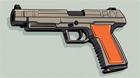 Premium Ai Image Gun Vector