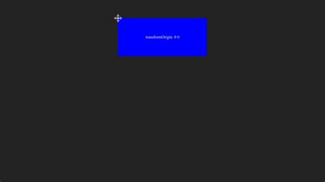 Understanding Css Transform Origin