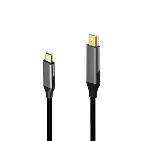 USB C To Mini Displayport สายเคเบลอะแดปเตอรสำหรบ USB Type C To Mini DP Display Port
