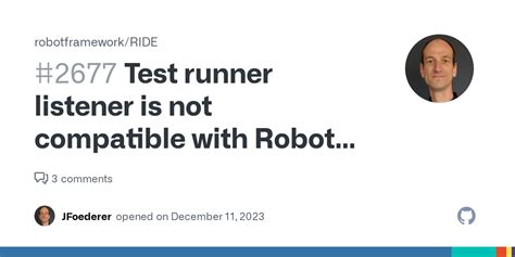 test runner listener is not compatible with robot framework 7 · issue 2677 · robotframework