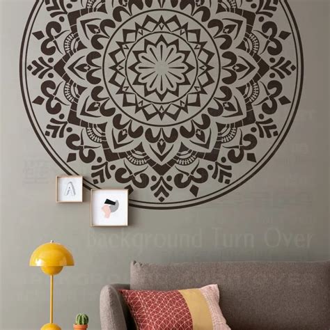 Mandala Stencil Wall Art 40 To 63 Reusable Home Decor Template For