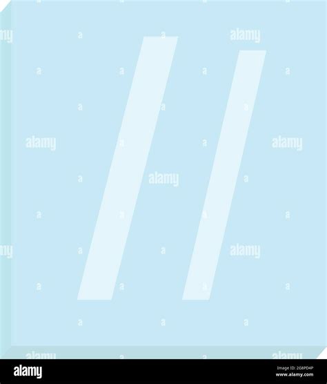 Vector Illustration Of Glass Panel Stock Vector Image And Art Alamy