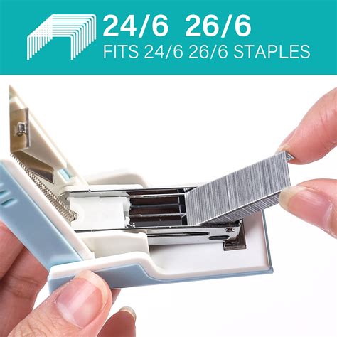 Feosky Mini Staplerone Touch Staplingeasy To Load