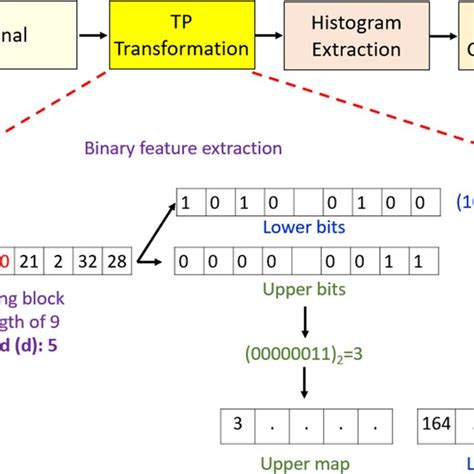 Feature Extraction Schema Of The Tp Using A Numerical Example Download Scientific Diagram