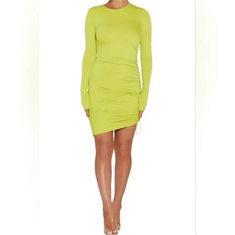 Naked Wardrobe Dresses Naked Wardrobe Nwt Lime Green Mini Dress
