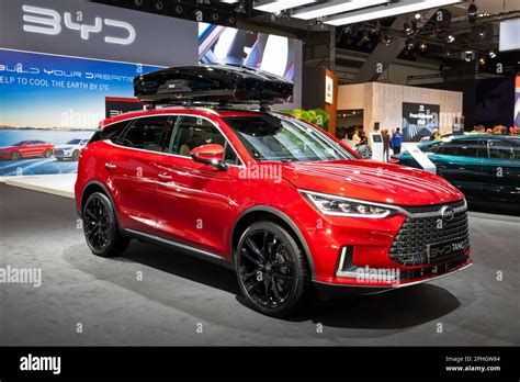 Byd Tang Electric Awd 7 Seater Performance Suv Car Showcased At The