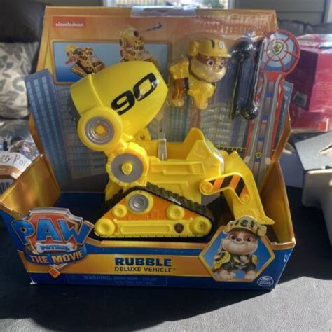 Paw Patrol The Movie Rubbles Deluxe Transforming Vehicle 4585471711