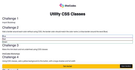 Utility Css Classes Challenge Forked Codesandbox Utility Css Classes Challenge Forked Codesandbox