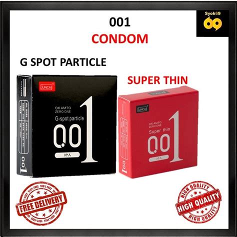 🔥ready Stock🔥100 Original 001 Super Thin Condom 001 Spike Condom 3pcs