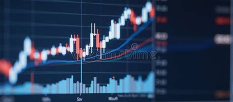 Stock Chart Graphic For Visualizing Financial Trends Stock Illustration