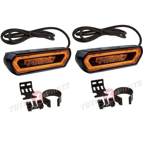 Rigid Industries® Pair Of Led Rear Chase Tail Brake Light Amber