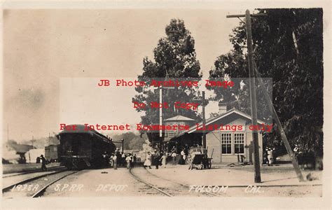 Depot California Folsom Rppc Southern Pacific Railroad Station
