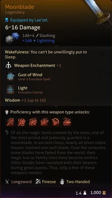 Moonblade At Baldurs Gate 3 Nexus Mods And Community