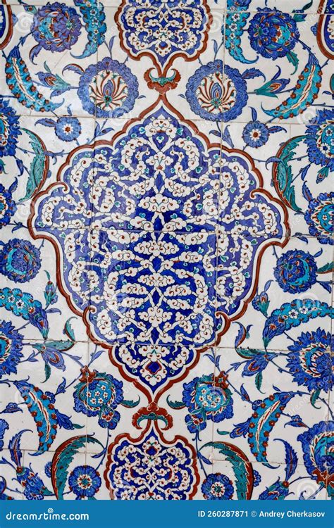 Photograph Of Islamic Interior Patterns In A Turkish Islamic Mosque In