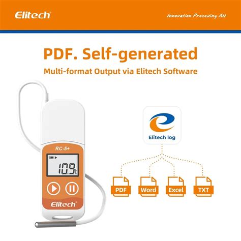 Elitech RC 5 Plus TE Reusable USB Temperature Data Logger