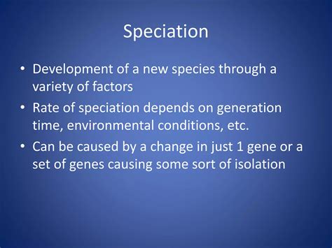 Speciation Pptx
