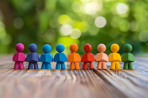 Promovendo A Equidade E A Inclusão Pessoas Estilizadas Que Representam