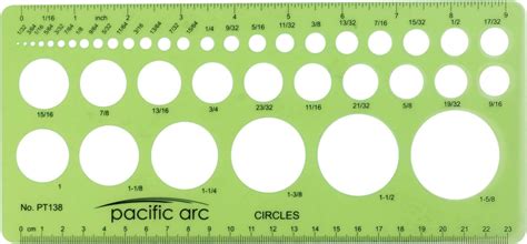 Circle Templates Drafting Stencils Measuring Tools