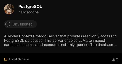 Postgresql Mcp Servers · Lobehub