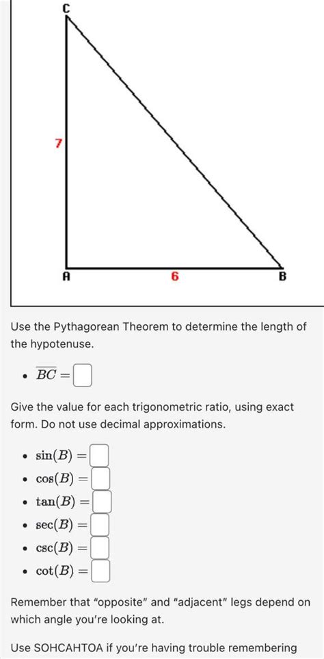 Answered Use The Pythagorean Theorem To Determine The Length Of The