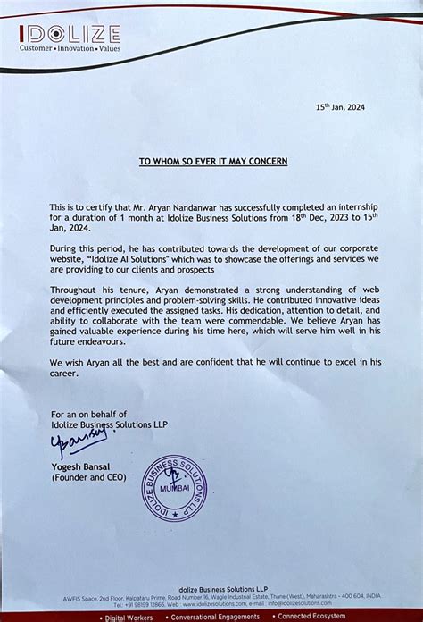 Aryan Nandanwar On Linkedin Internshipcompletion Webdevelopment