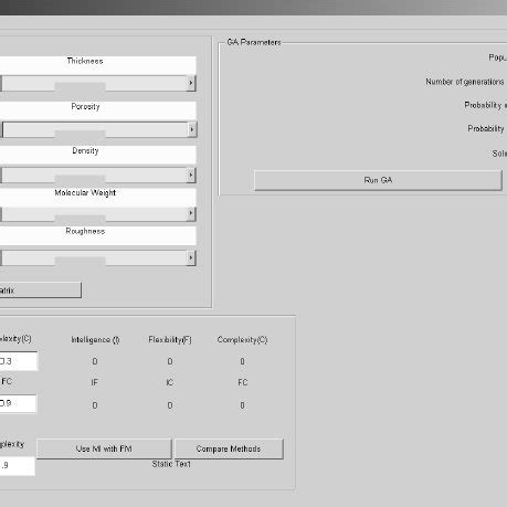 The User Interface For The Conceptual Design Module Download Scientific Diagram