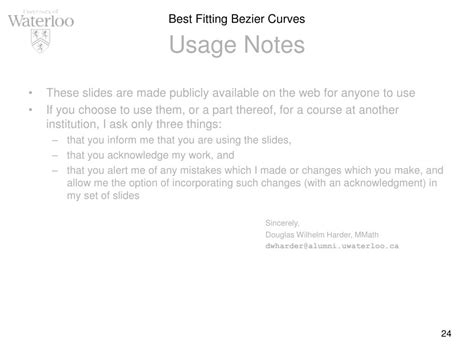 Ppt Best Fitting Bezier Curves For Graphs Of Functions Powerpoint Presentation Id472820