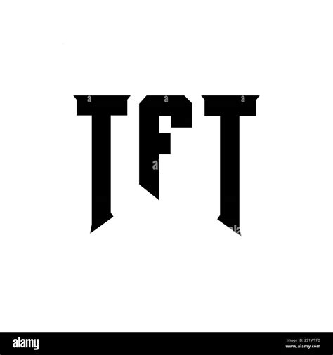 Tft Letter Logo Design For Technology Company Tft Logo Design Black