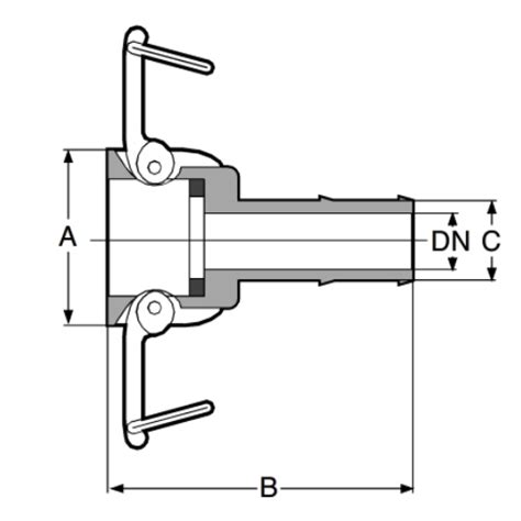 Quick Coupling Made Of Ppgf Female Connection With Hose Nozzle Kwerk Online Shop