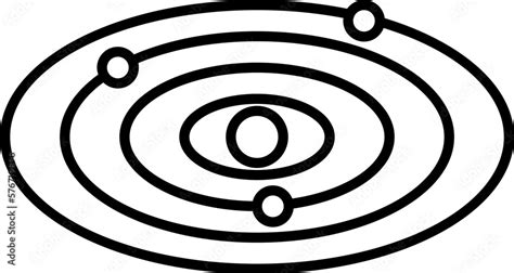 Galaxy Space Planets Icon Simple Thin Line Outline Vector Of Space Cosmos Universe Icons