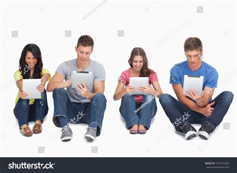 Group Of People Sitting Away From Each Other Over 89 Royalty Free