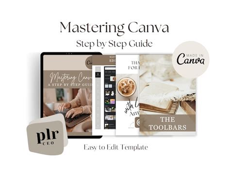 mastering canva step by step guide canva template editing skills how to guide master resell